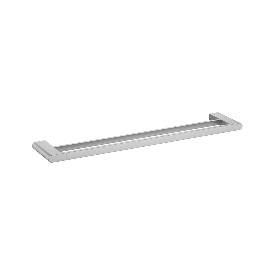 Cora Double Towel Rail 600mm Brushed Nickel 5302-600-BN