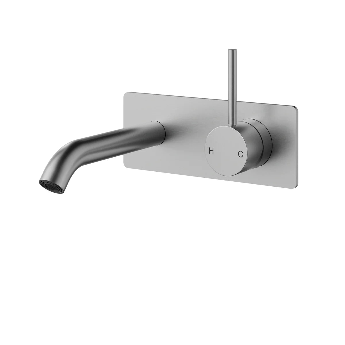 Otus Slimline Wall Basin Mixer Level Up Trim Kit Stainless Steel PLC30