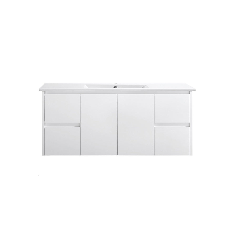 PVC Wall Hung White Bathroom Vanity WPC1200