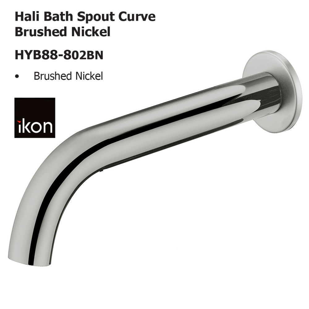 Hali Bath Spout Curve Brushed Nickel HYB88-802BN